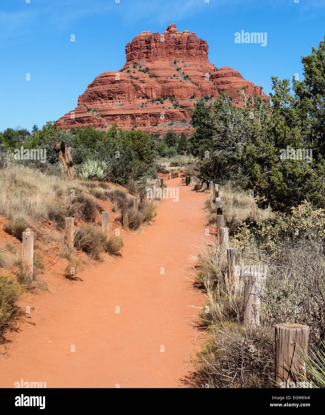 The Bell Rock Path leading to Bell Rock Stock Photo - Alamy