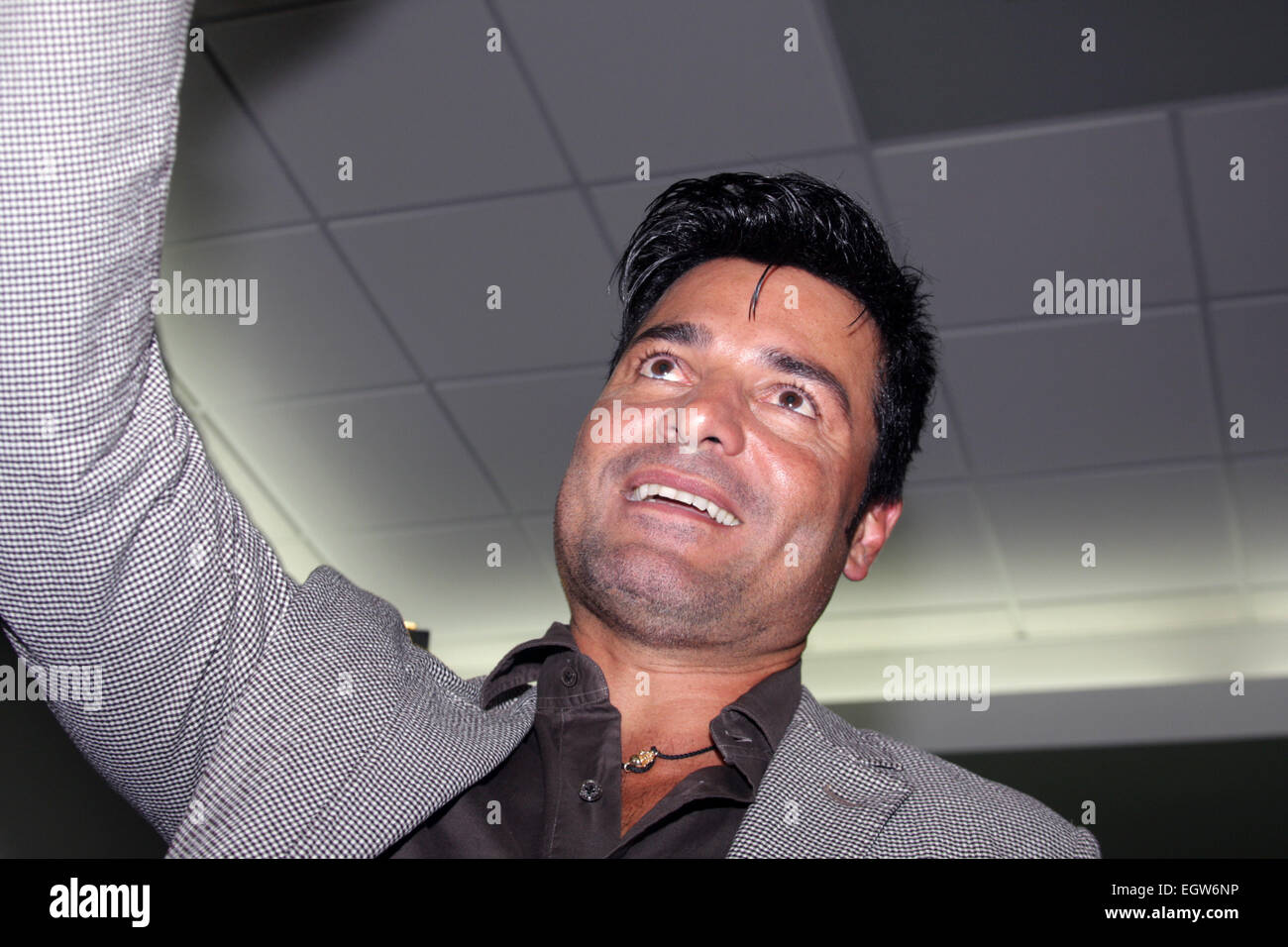 Latin pop star Chayanne continues his promo tour of his new record ...