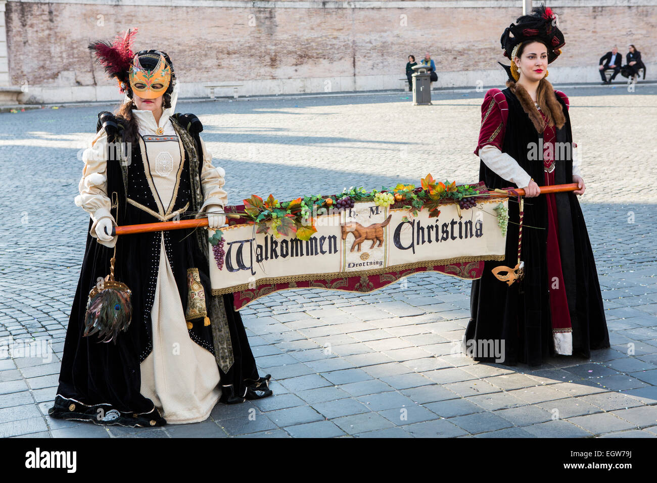 Parade for Carnevale Romano 2015, Rome, Italy Stock Photo - Alamy