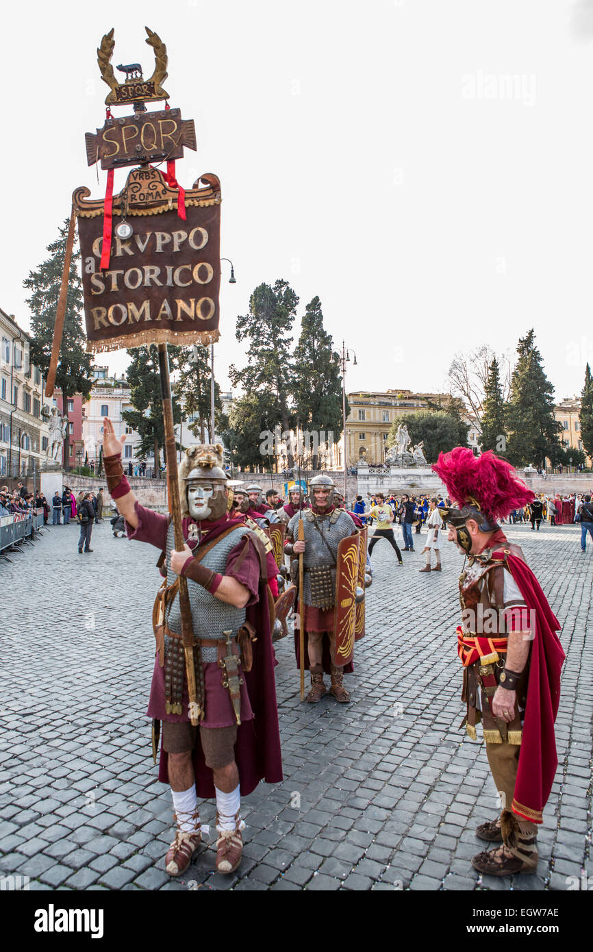 Parade for Carnevale Romano 2015, Rome, Italy Stock Photo - Alamy