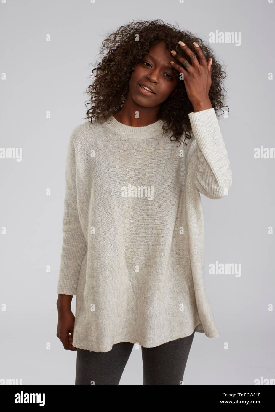 Portrait session with Juanita Stock Photo - Alamy