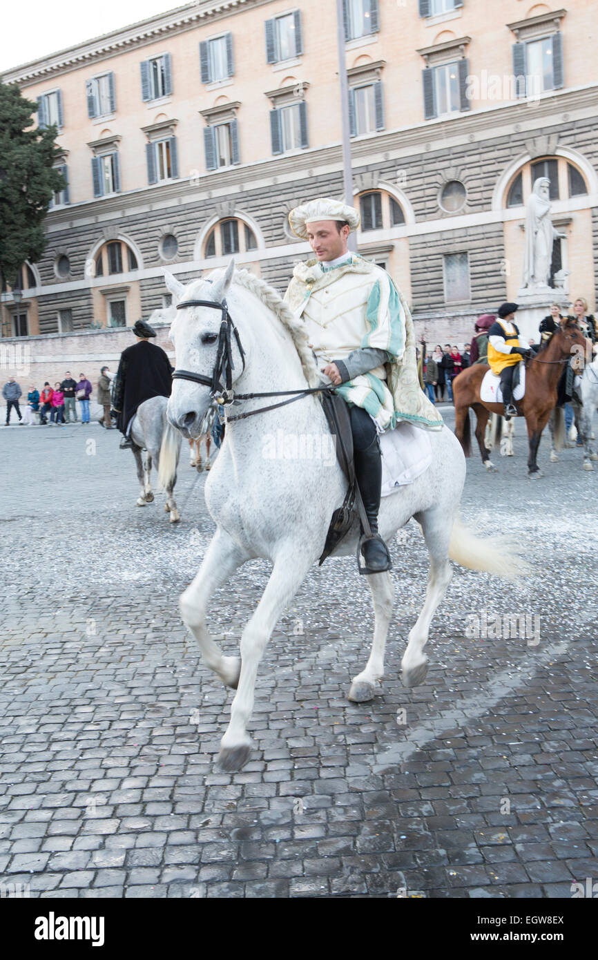 Parade for Carnevale Romano 2015, Rome, Italy Stock Photo - Alamy