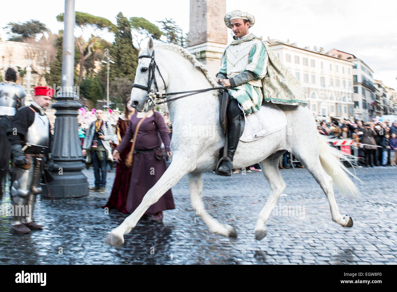 Parade for Carnevale Romano 2015, Rome, Italy Stock Photo - Alamy