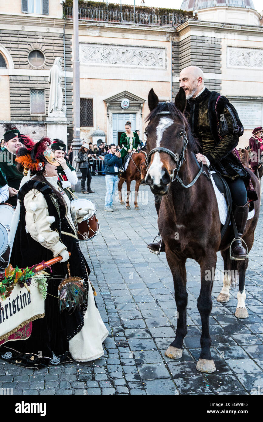 Parade for Carnevale Romano 2015, Rome, Italy Stock Photo - Alamy