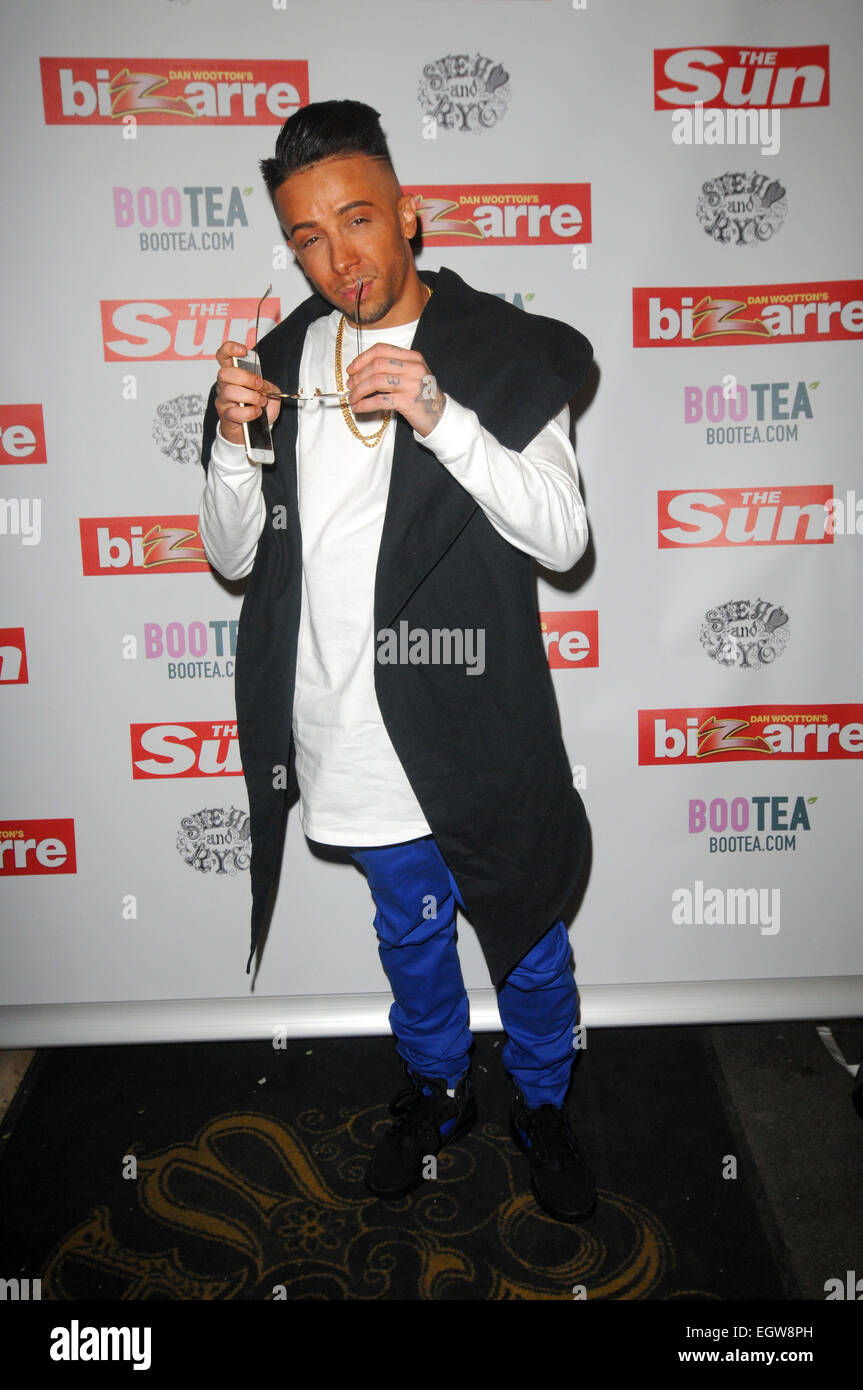 London, UK, 02 March 2015, Dappy attends as The Sun's Dan Wootton ...