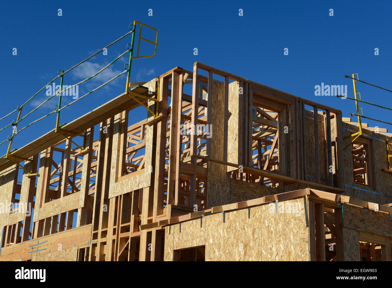 New Home Under Construction Stock Photo - Alamy