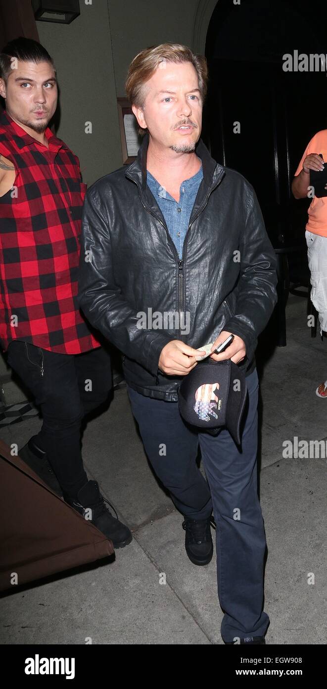 David Spade at Craig's Restaurant in West Hollywood Featuring: David ...
