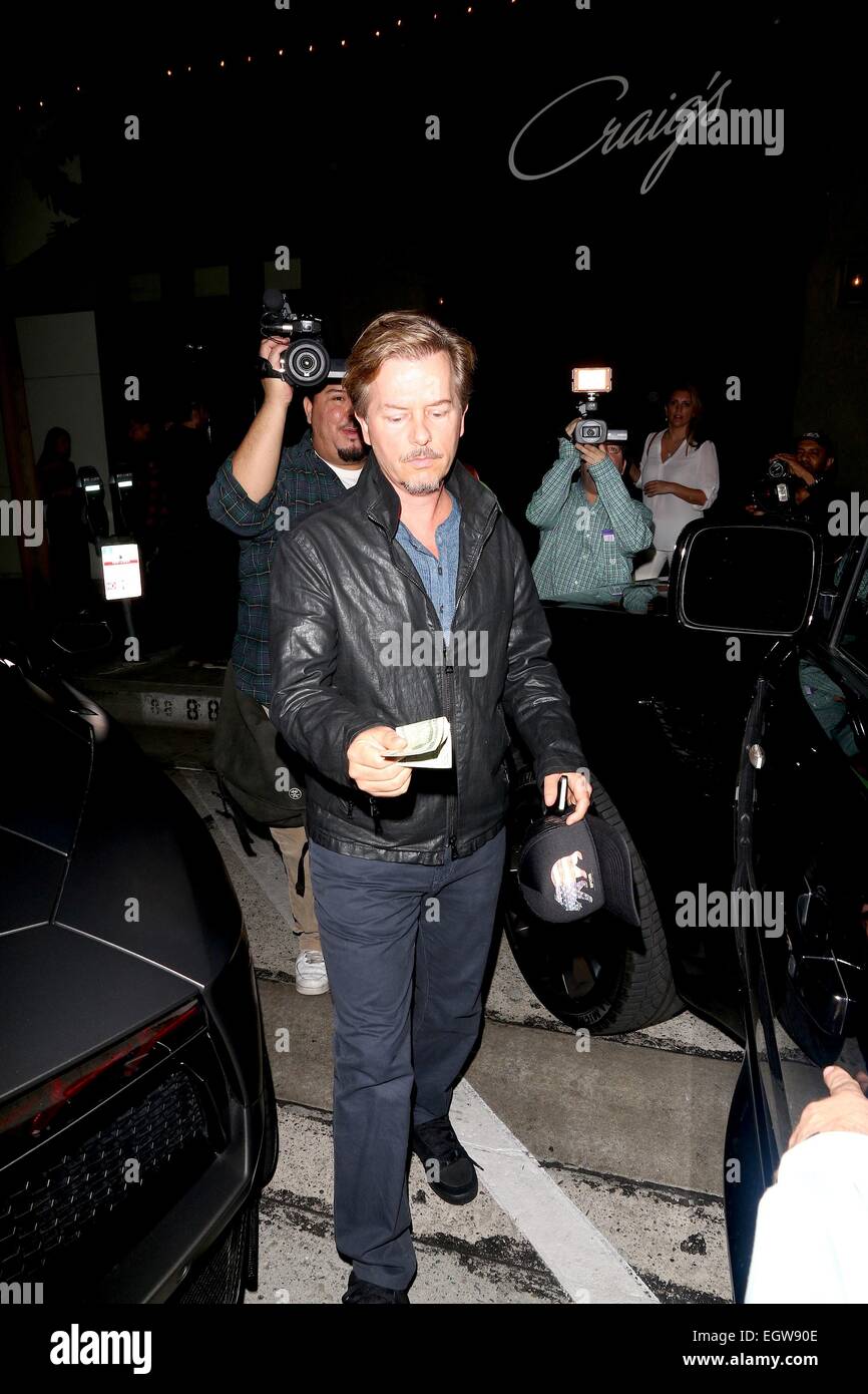 David Spade at Craig's Restaurant in West Hollywood Featuring: David ...