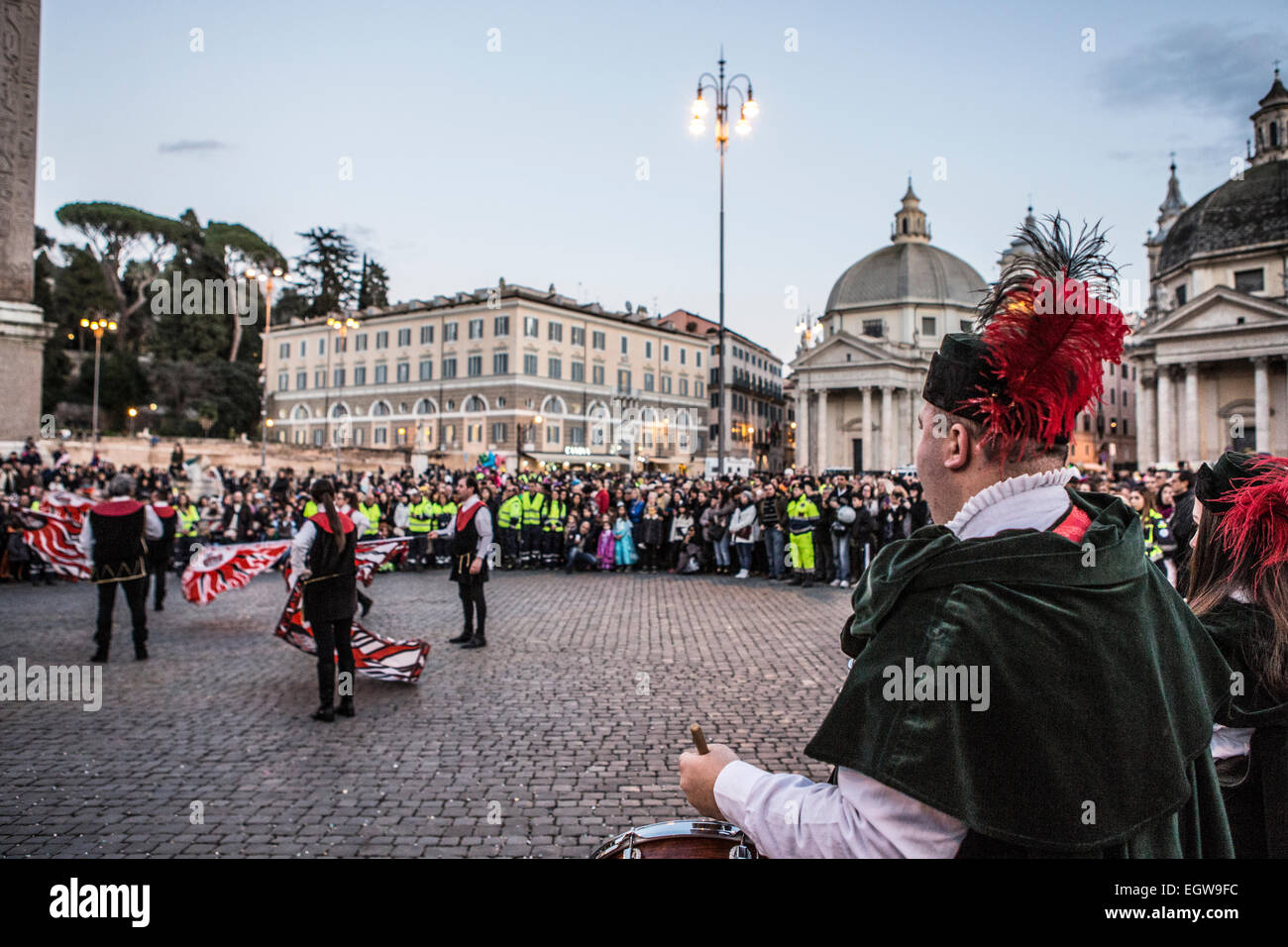 Parade for Carnevale Romano 2015, Rome, Italy Stock Photo - Alamy