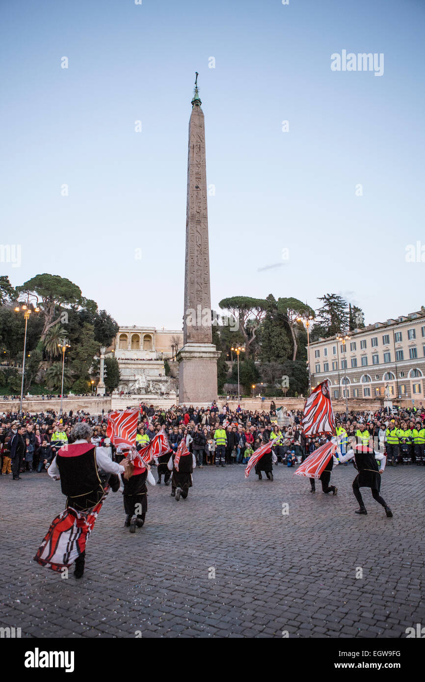 Parade for Carnevale Romano 2015, Rome, Italy Stock Photo - Alamy
