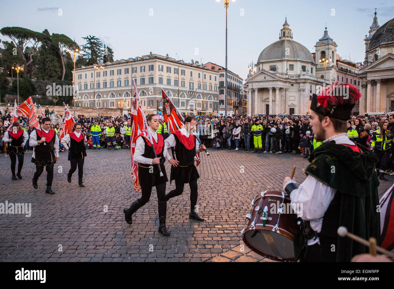 Parade for Carnevale Romano 2015, Rome, Italy Stock Photo - Alamy