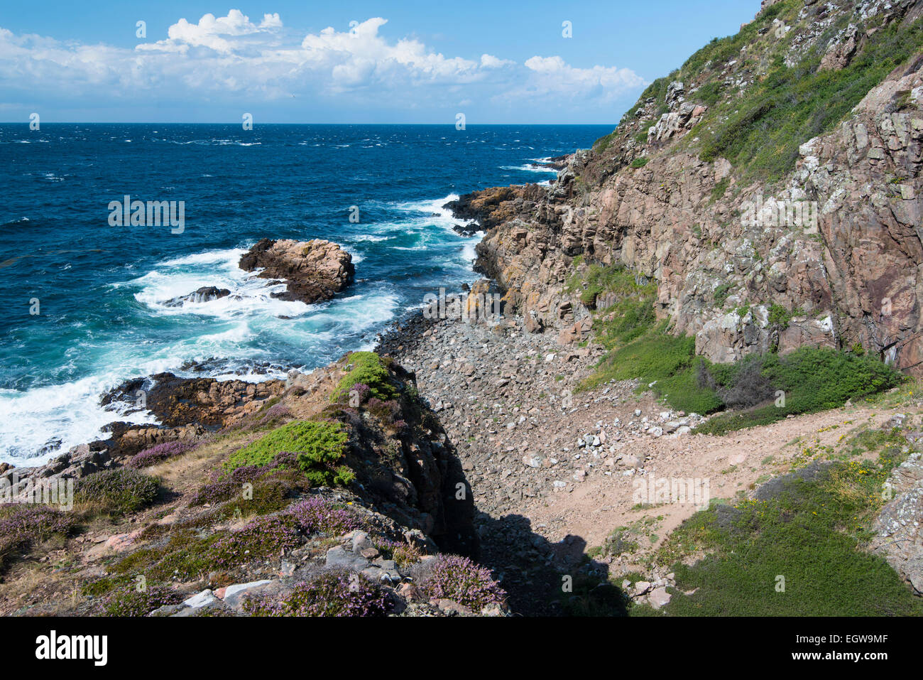 Coast, Kullaberg Nature Reserve, Kullen Peninsula, Höganäs, Mölle ...
