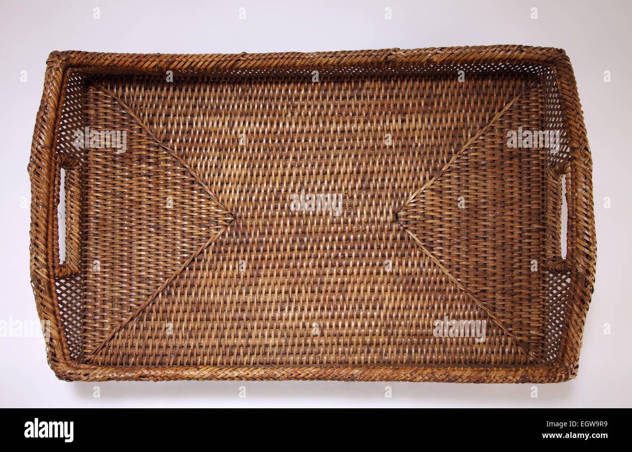 top view of the rectangular shape basket Stock Photo - Alamy