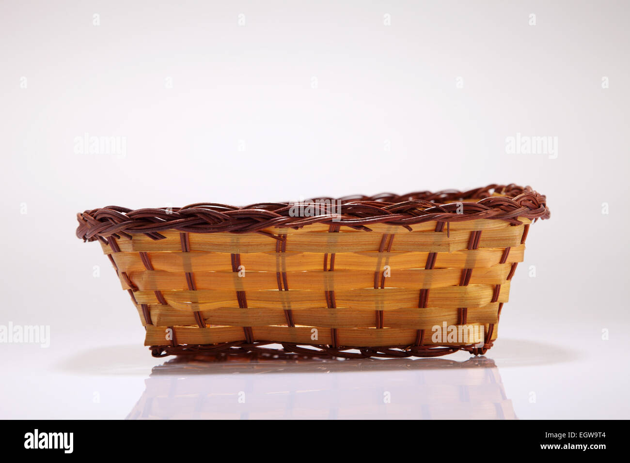side view of the bamboo basket Stock Photo - Alamy