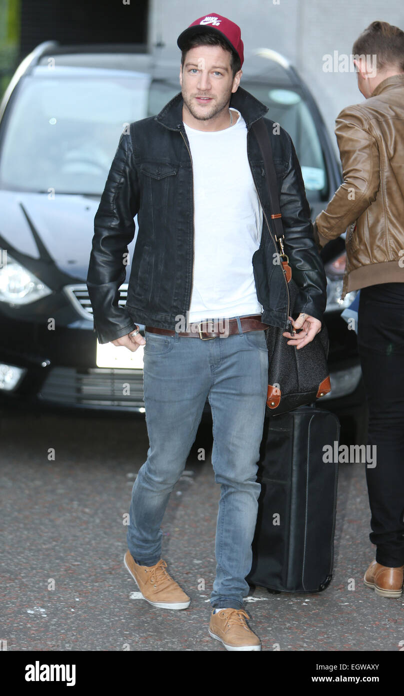 Matt Cardle outside the ITV studios Featuring: Matt Cardle Where ...