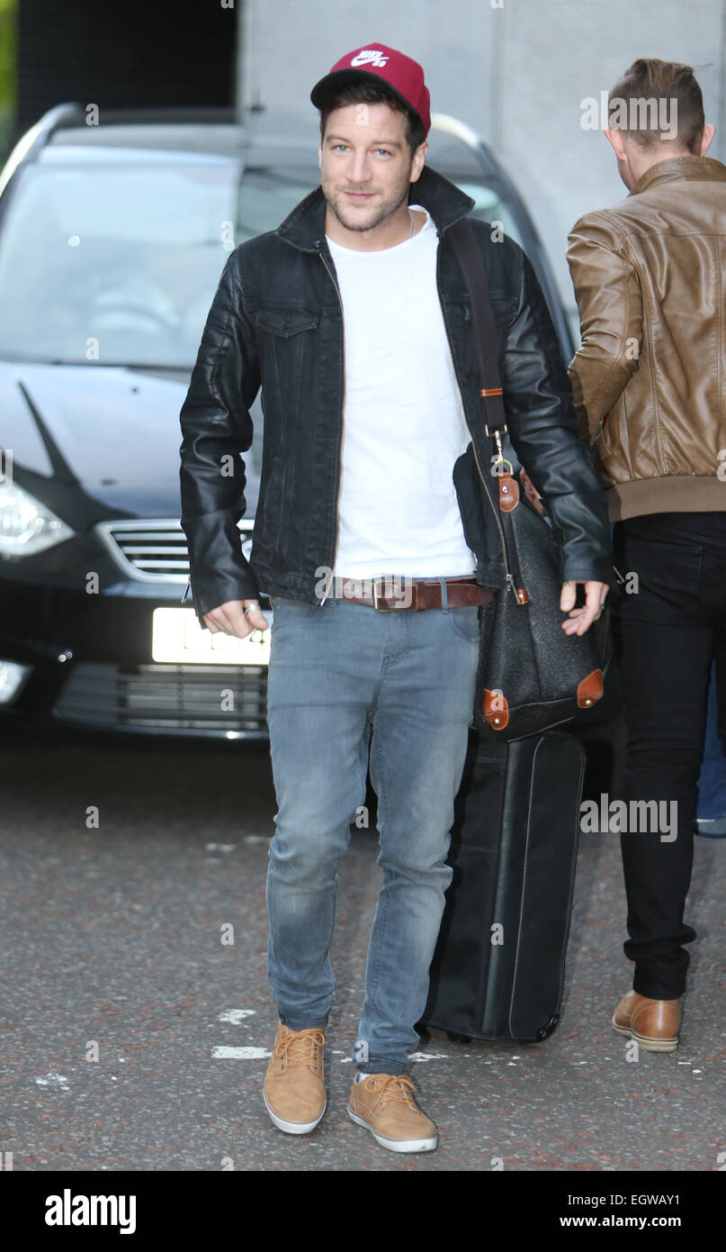 Matt Cardle outside the ITV studios Featuring: Matt Cardle Where ...