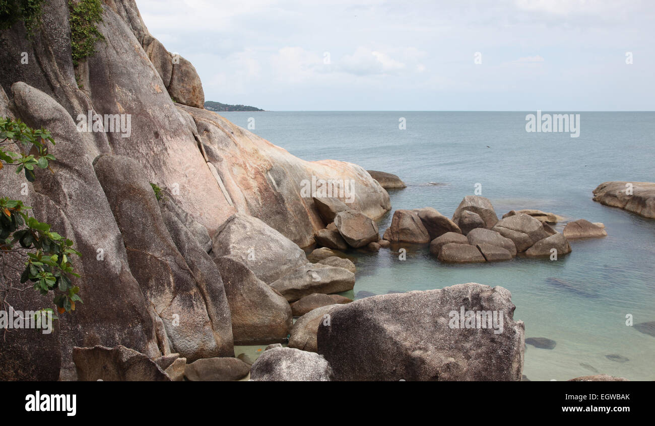 landscape with rocks, island of Koh Samui, Thailand Stock Photo - Alamy