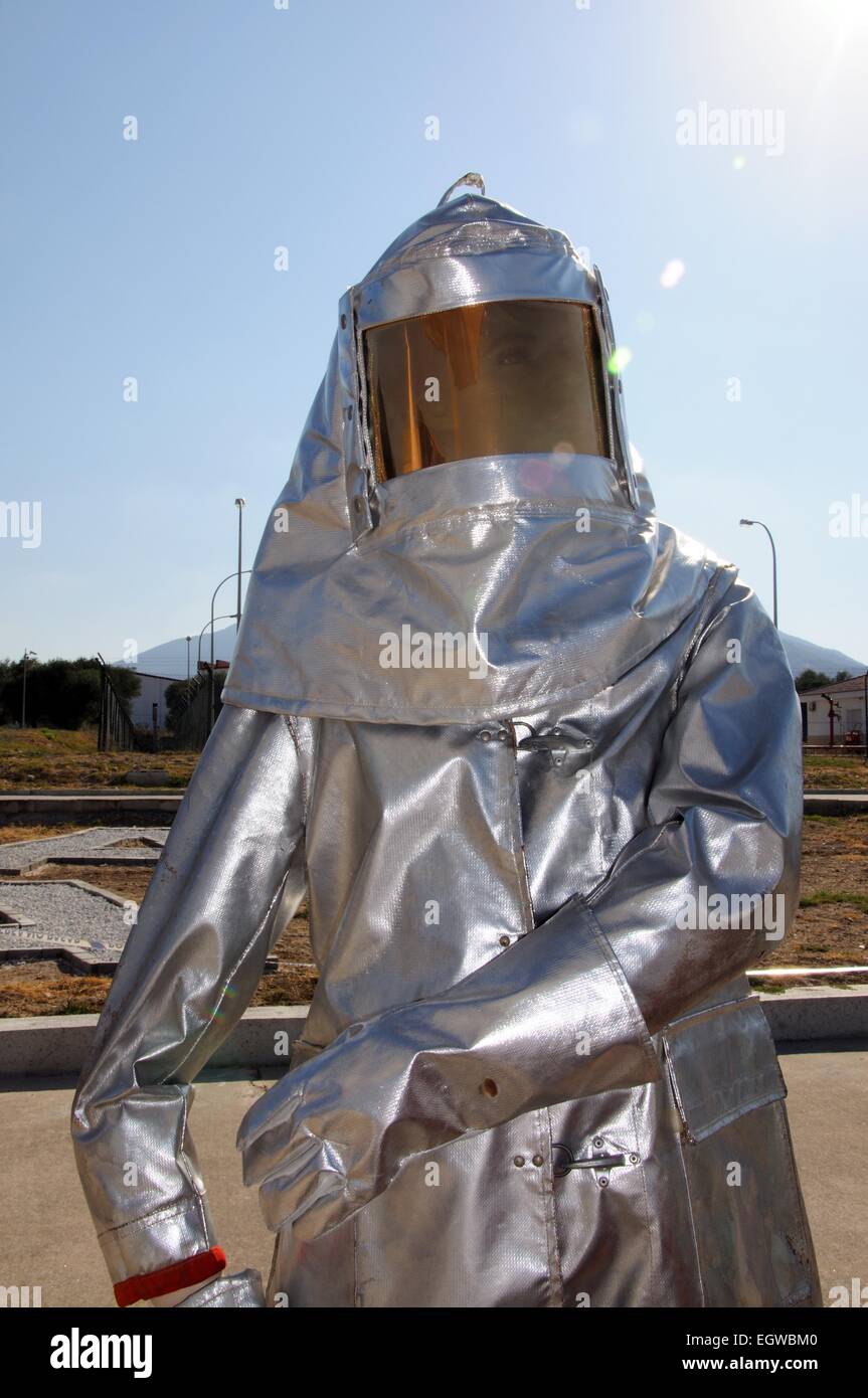 Silver fire suit hi-res stock photography and images - Alamy