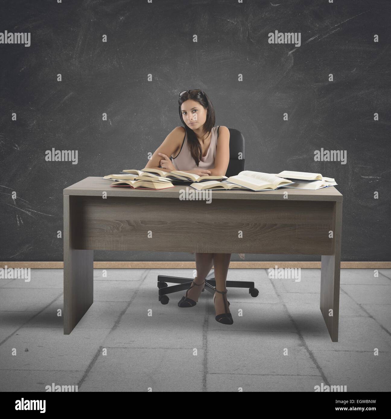 Teacher book classroom hi-res stock photography and images - Alamy