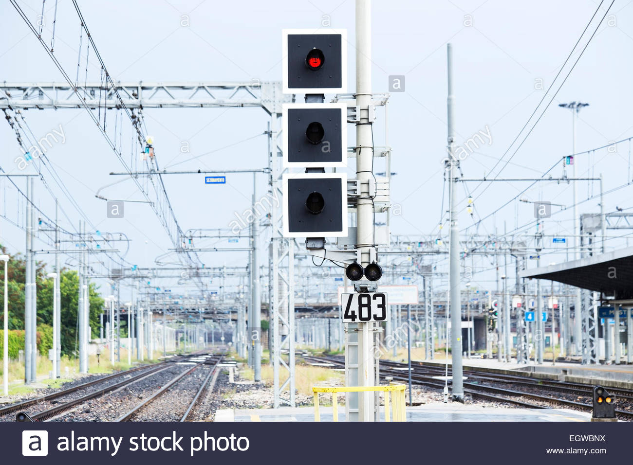 Semaphore Train Signal Stock Photos & Semaphore Train Signal Stock ...