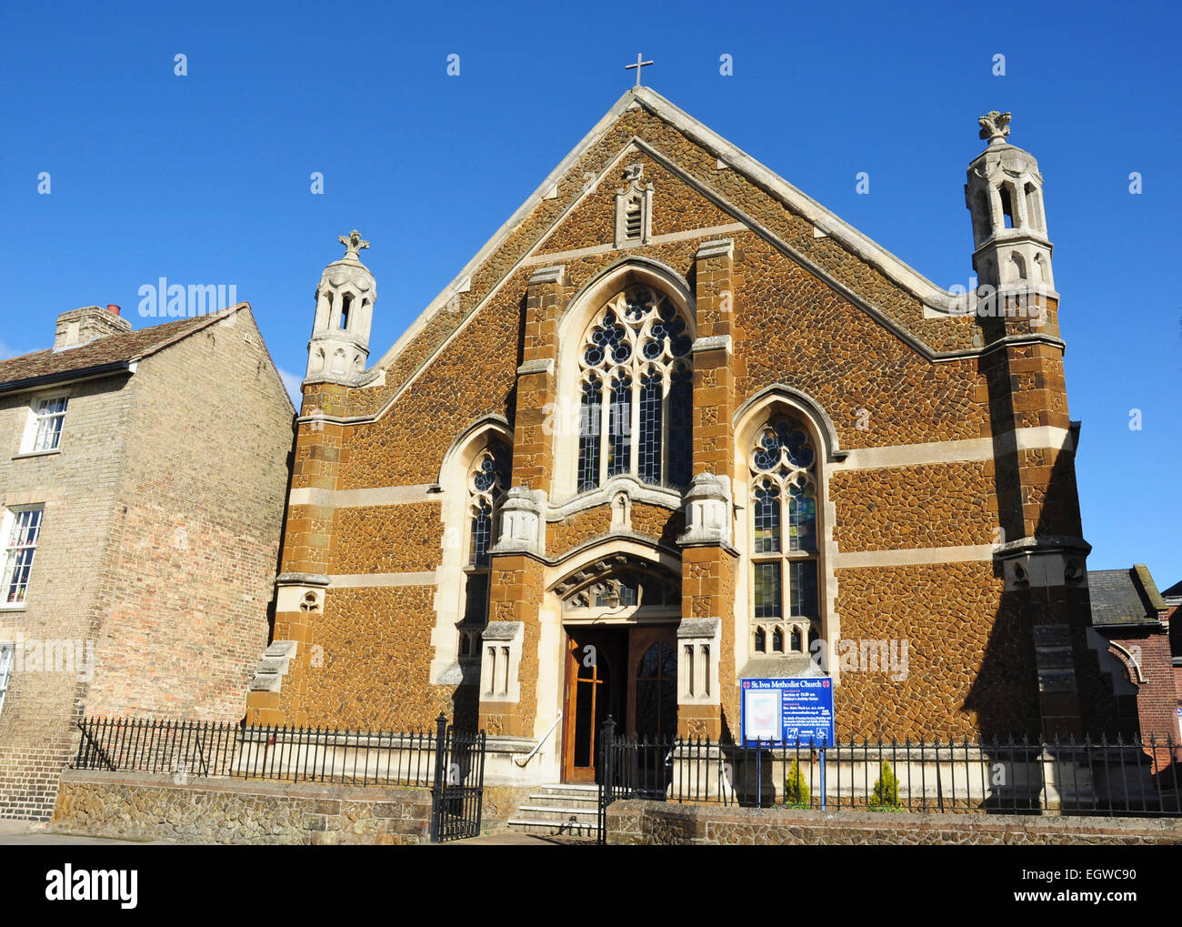 Methodist Church, St Ives, Cambridgeshire, England, UK Stock Photo - Alamy