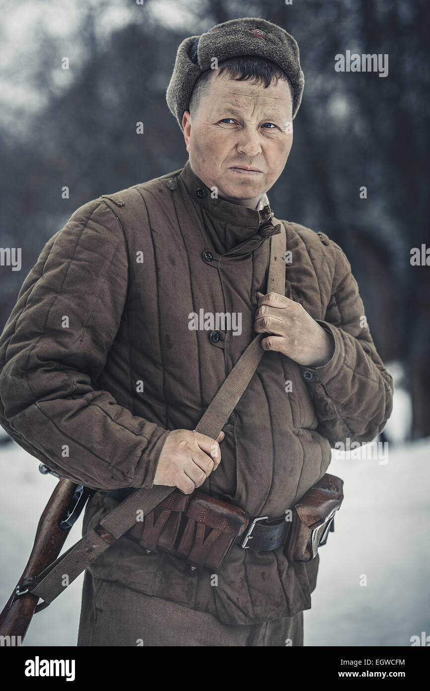 World war two soldier portrait hi-res stock photography and images - Alamy