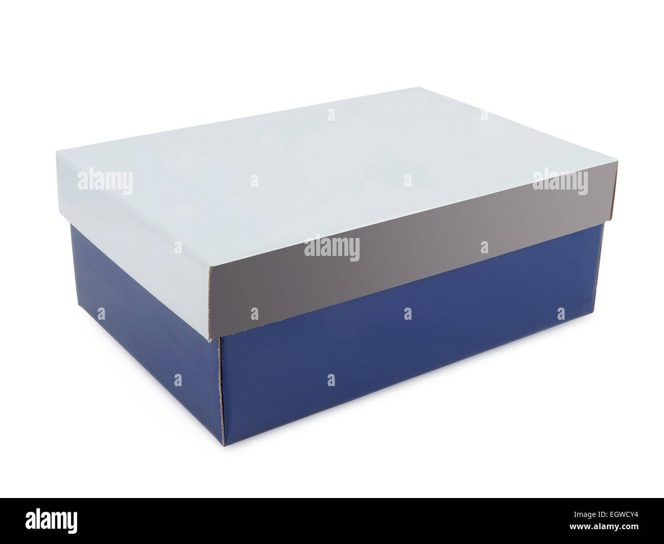 shoe cardboard box isolated on white background, studio shot Stock ...