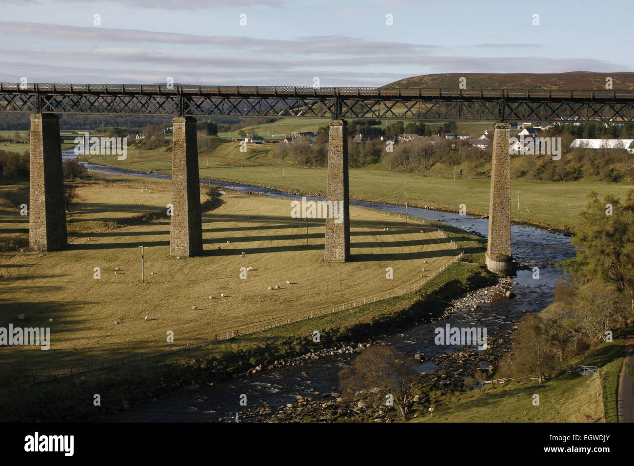 Findhorn Bridge from A9 near Inverness Scotland Stock Photo - Alamy