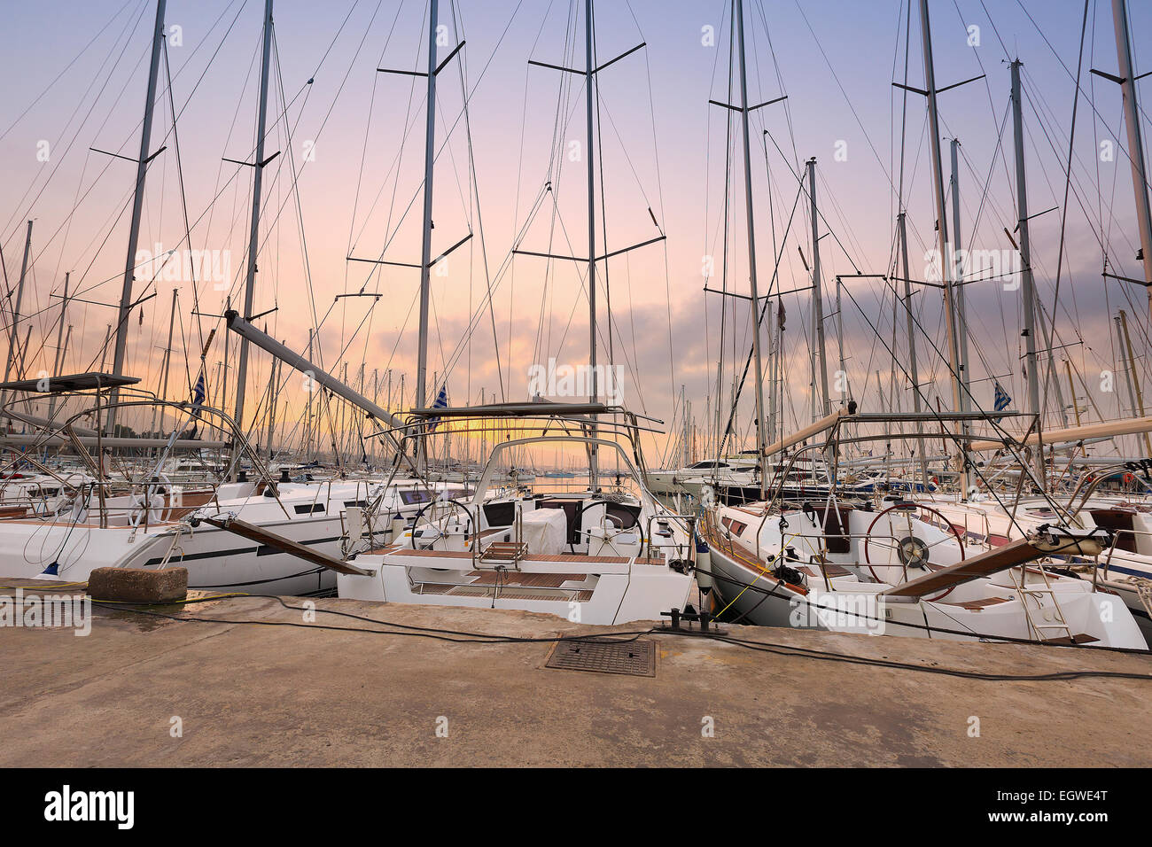 Alimos marina hi-res stock photography and images - Alamy