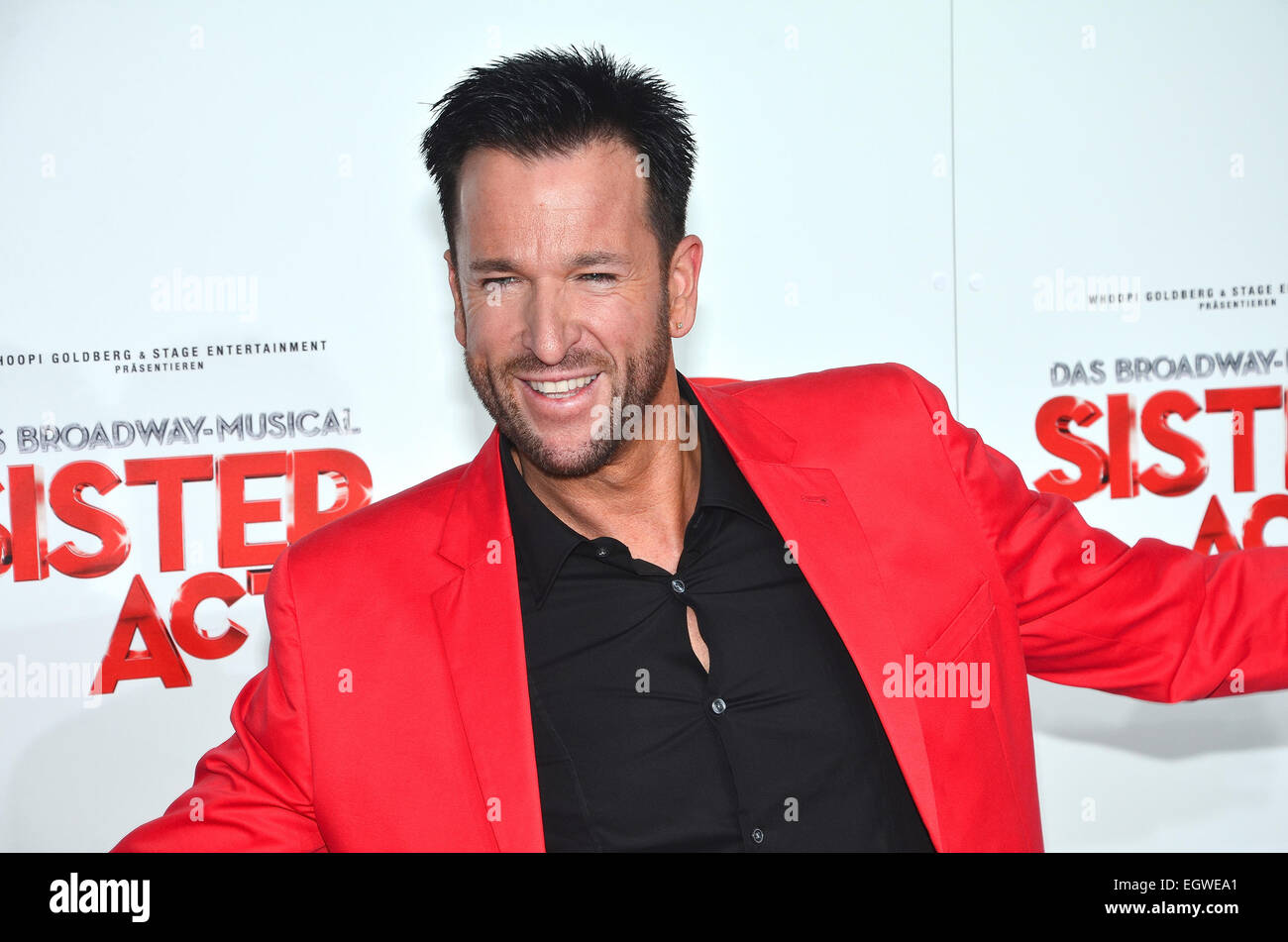 Michael Wendler and his wife as guest at the premiere of the musical ...
