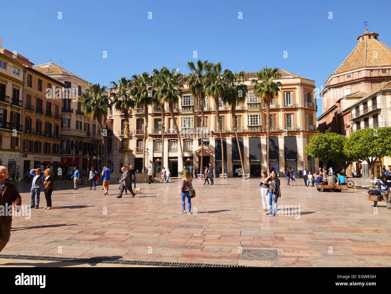 The Constitution Square, Plaza de la Constitución, main square in ...
