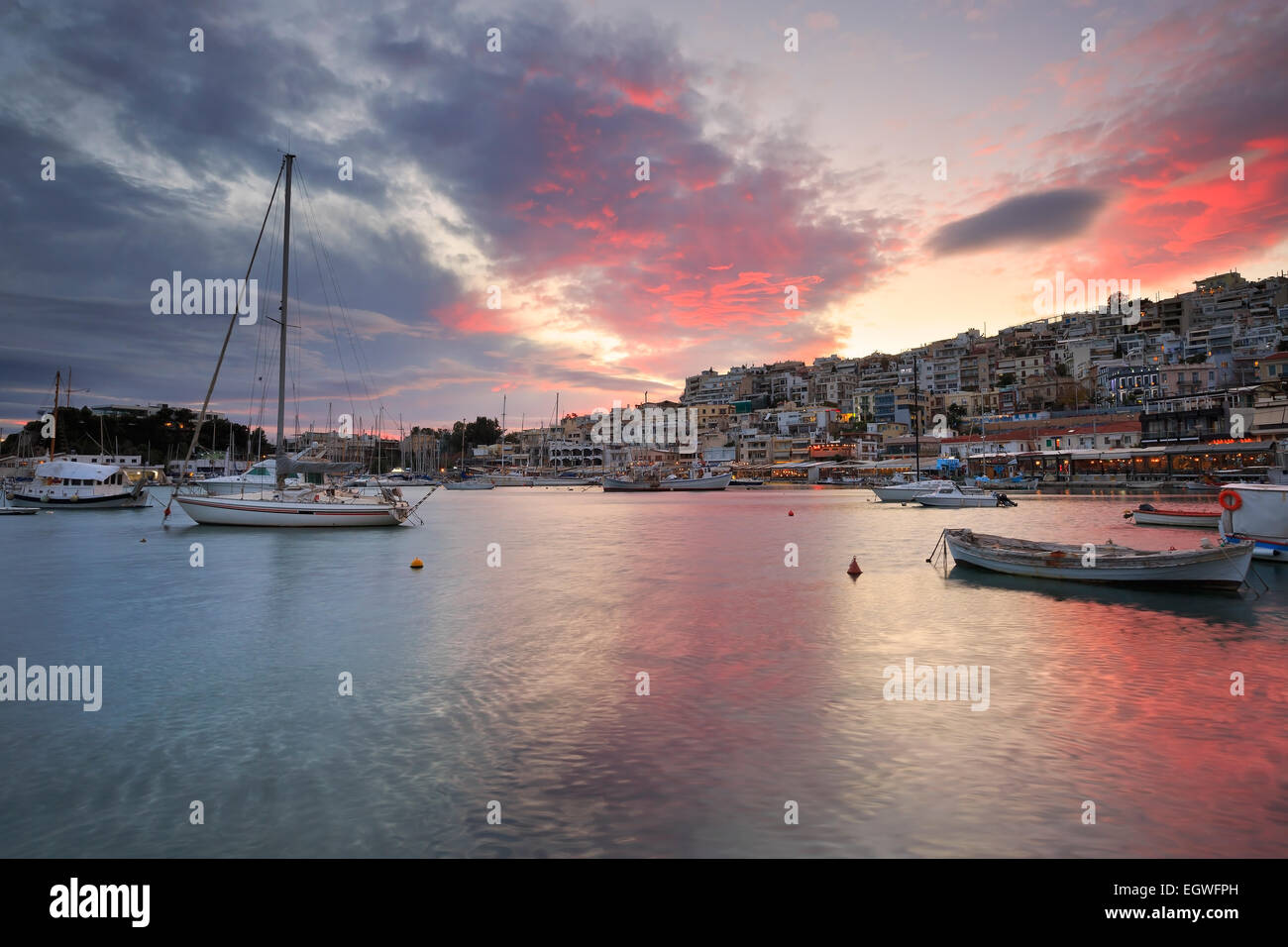 Mikrolimano harbor hi-res stock photography and images - Alamy