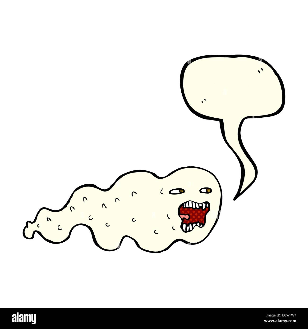 cartoon ghost with speech bubble Stock Vector Image & Art - Alamy