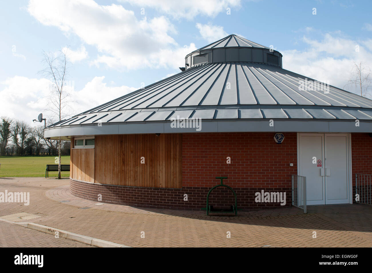 Meriden sports pavilion, West Midlands, England, UK Stock Photo - Alamy