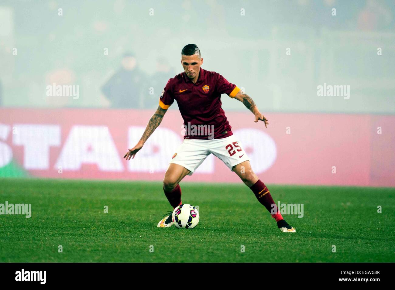 Rome, Italy. 2nd Mar, 2015. Jose Holebas (Roma) Football/Soccer ...