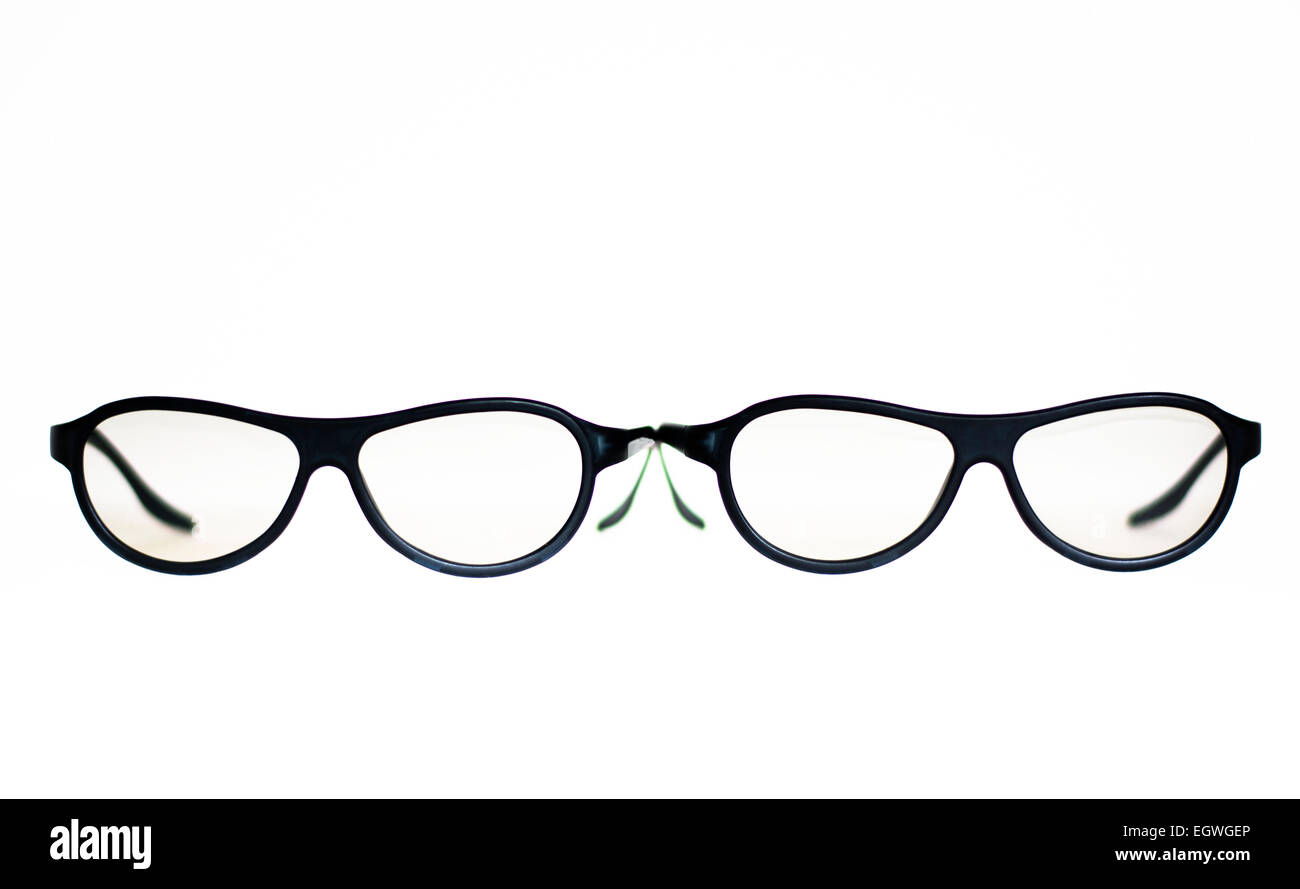 Couple of plastic glasses isolated on white Stock Photo - Alamy