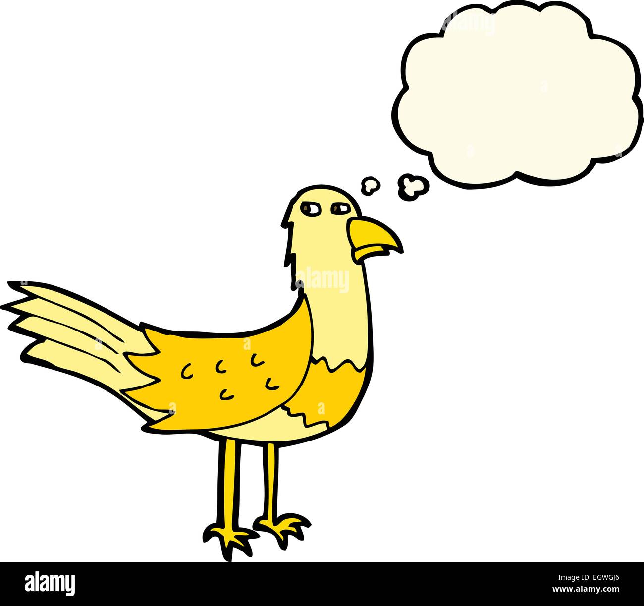 cartoon bird with speech bubble Stock Vector Image & Art - Alamy