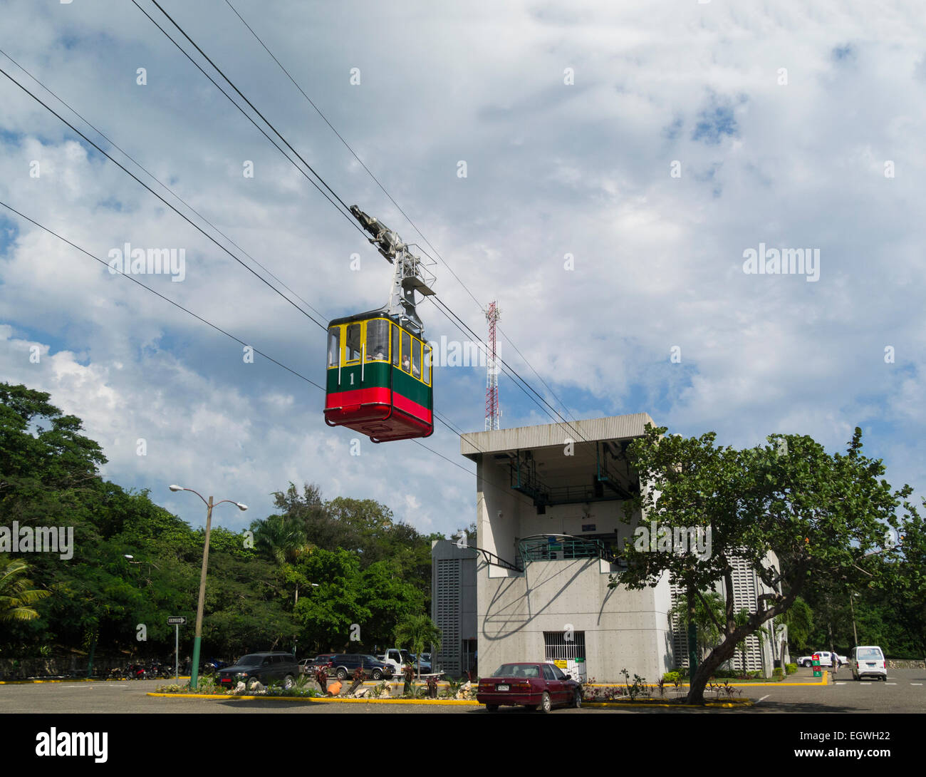 Teleferico Cable car to Mount Isabel de Torres National Park from ...