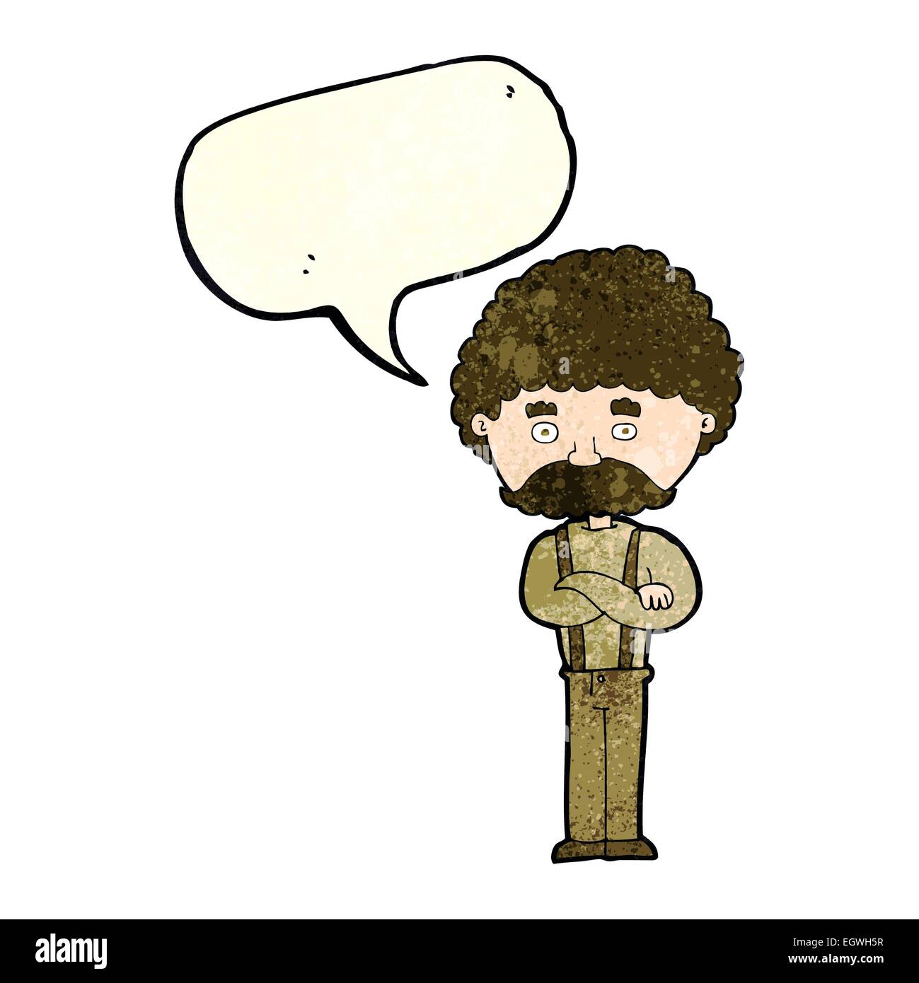 cartoon old man with speech bubble Stock Vector Image & Art - Alamy