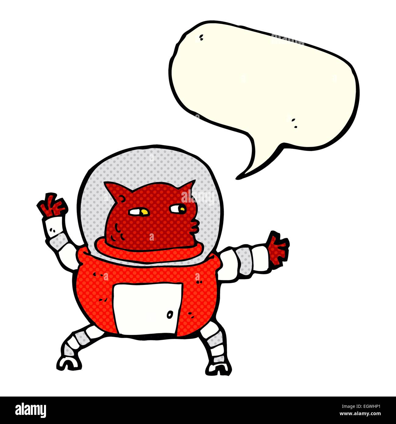 cartoon alien with speech bubble Stock Vector Image & Art - Alamy