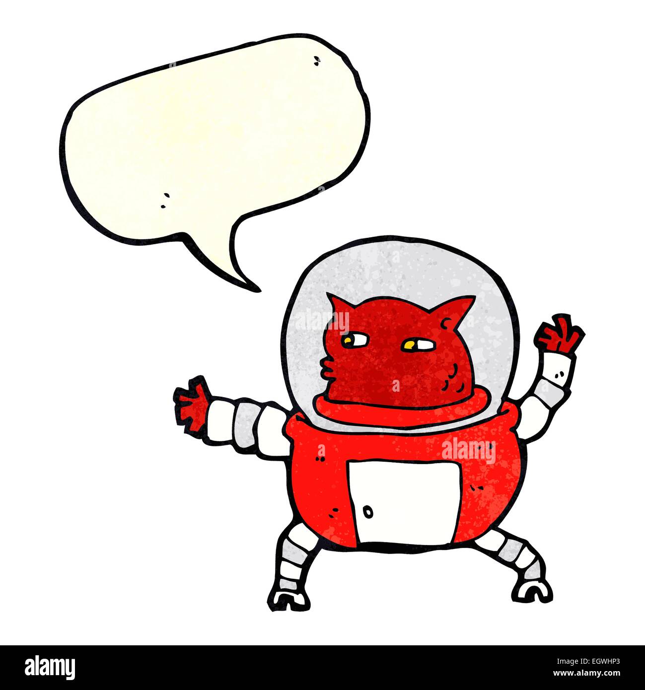 cartoon alien with speech bubble Stock Vector Image & Art - Alamy