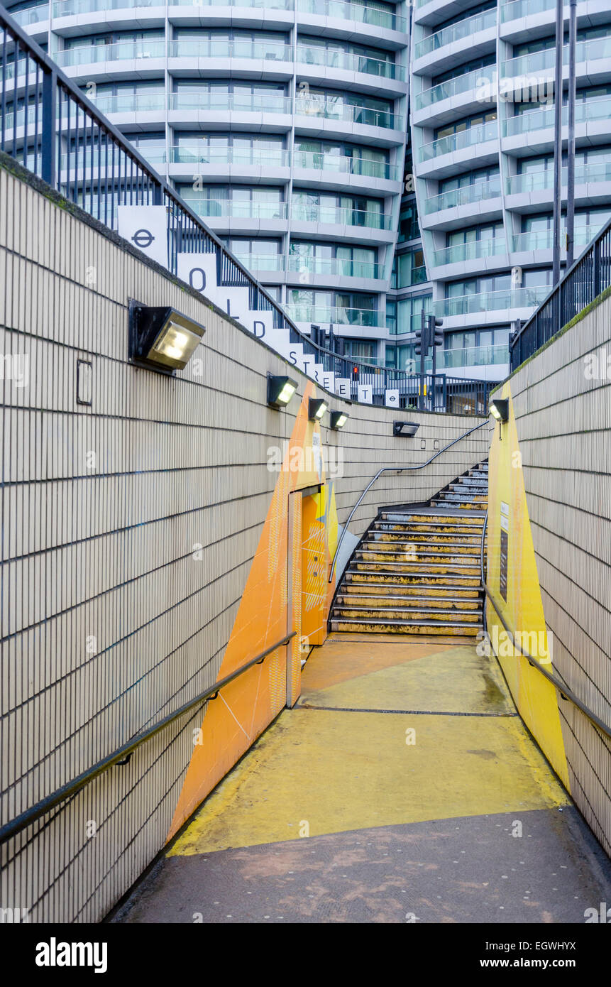 Old Street roundabout subway underpass, London, UK Stock Photo - Alamy