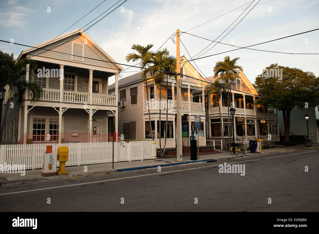 Typical houses of key west hi-res stock photography and images - Alamy