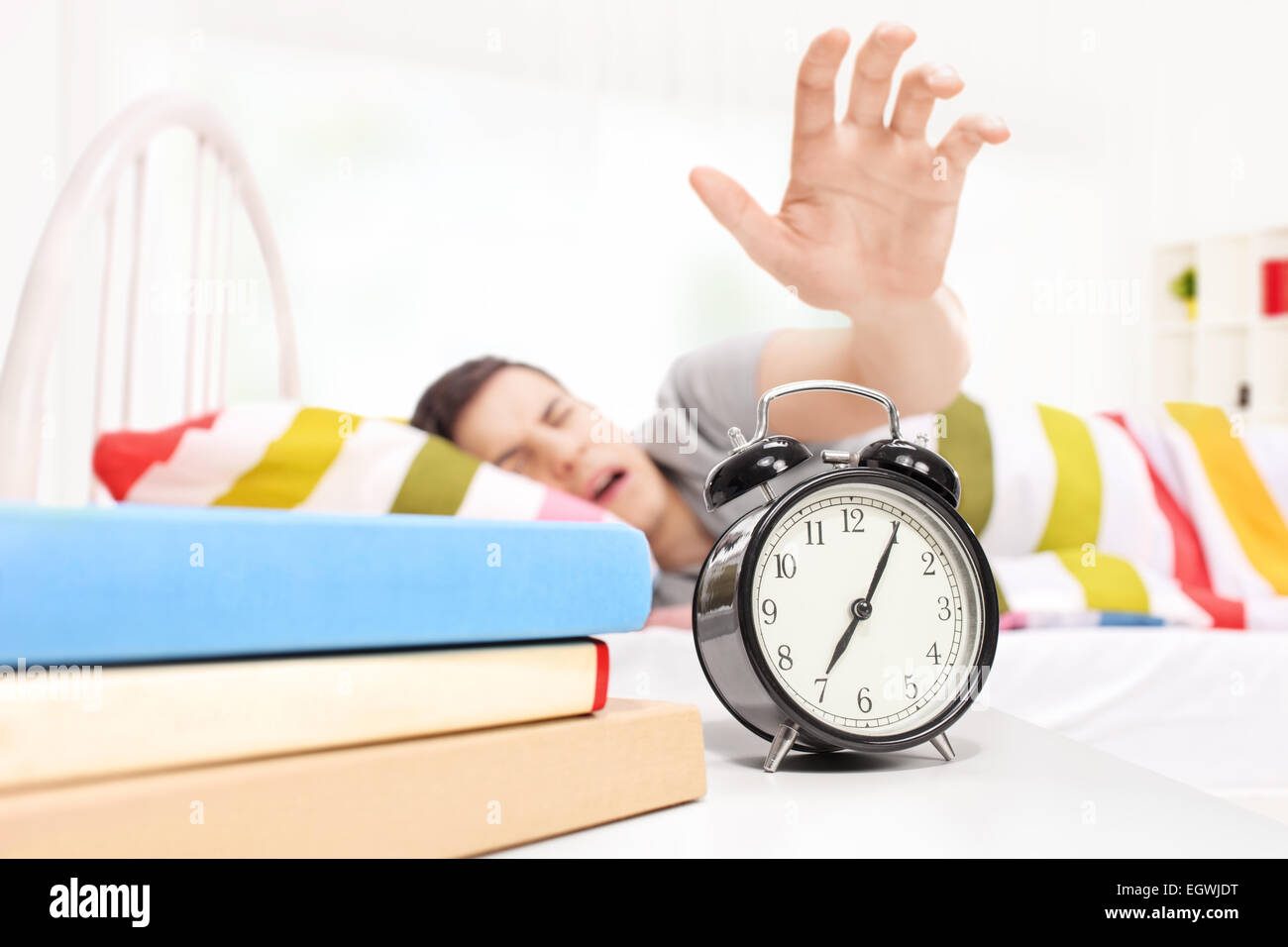 Clock Inside A Bed High Resolution Stock Photography and Images - Alamy