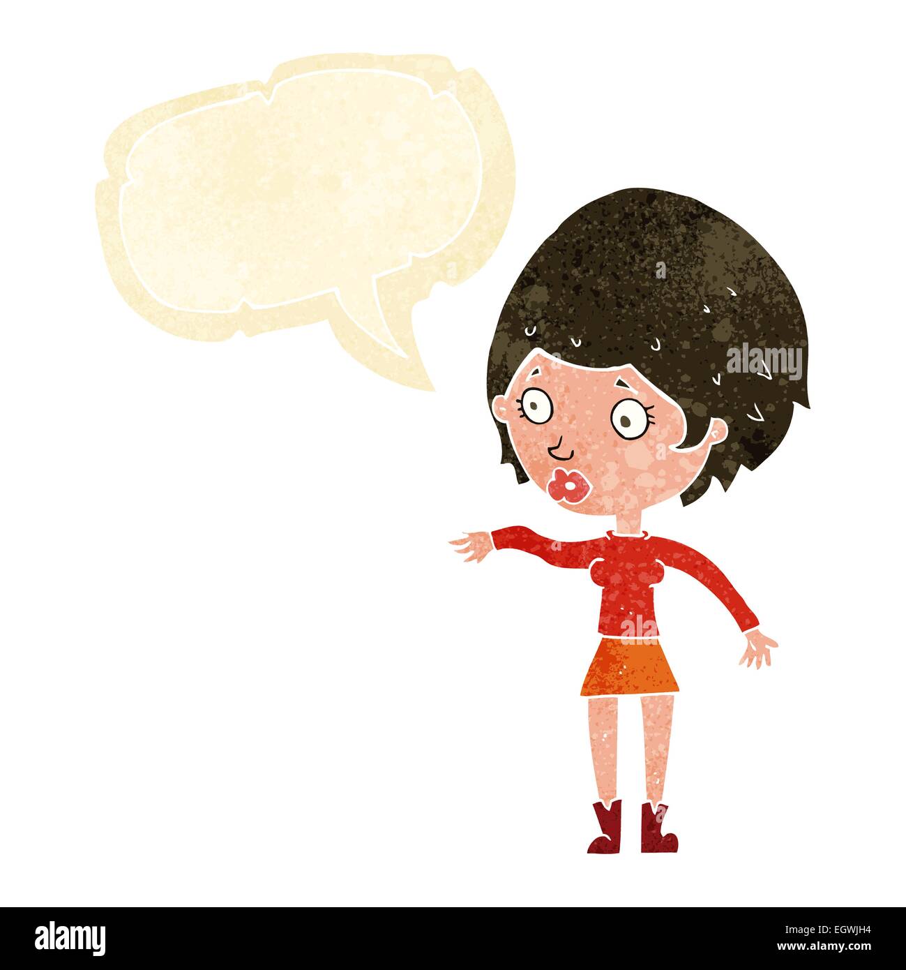 Woman reaching out hand Stock Vector Images - Alamy