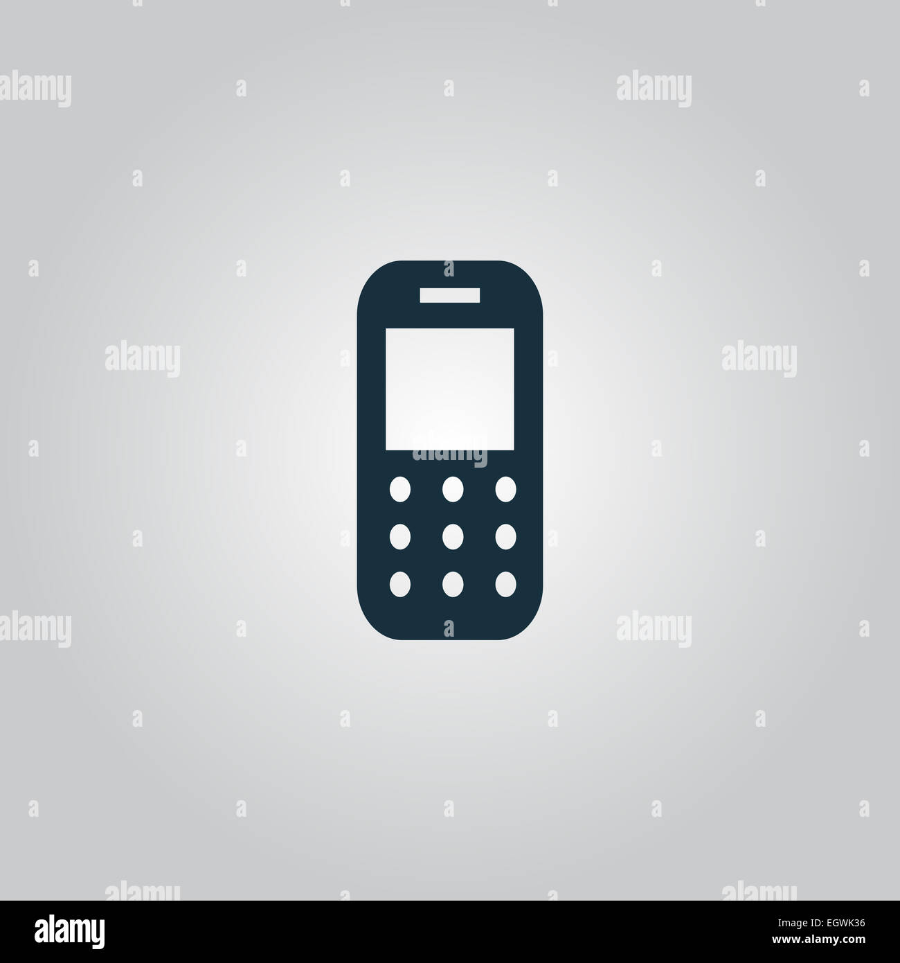 Mobile phone icon Stock Photo - Alamy