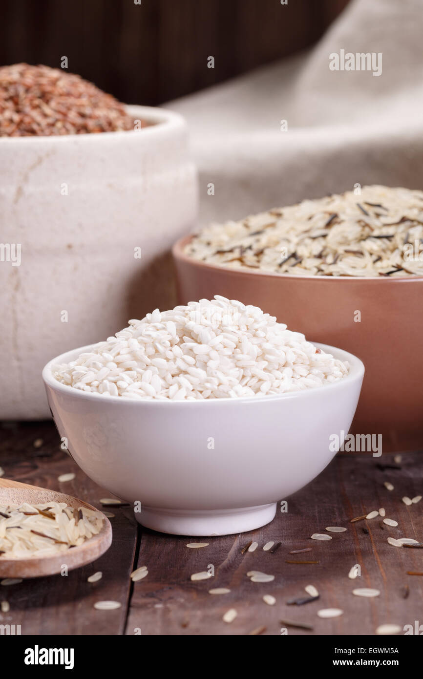 assortment of rice Stock Photo - Alamy