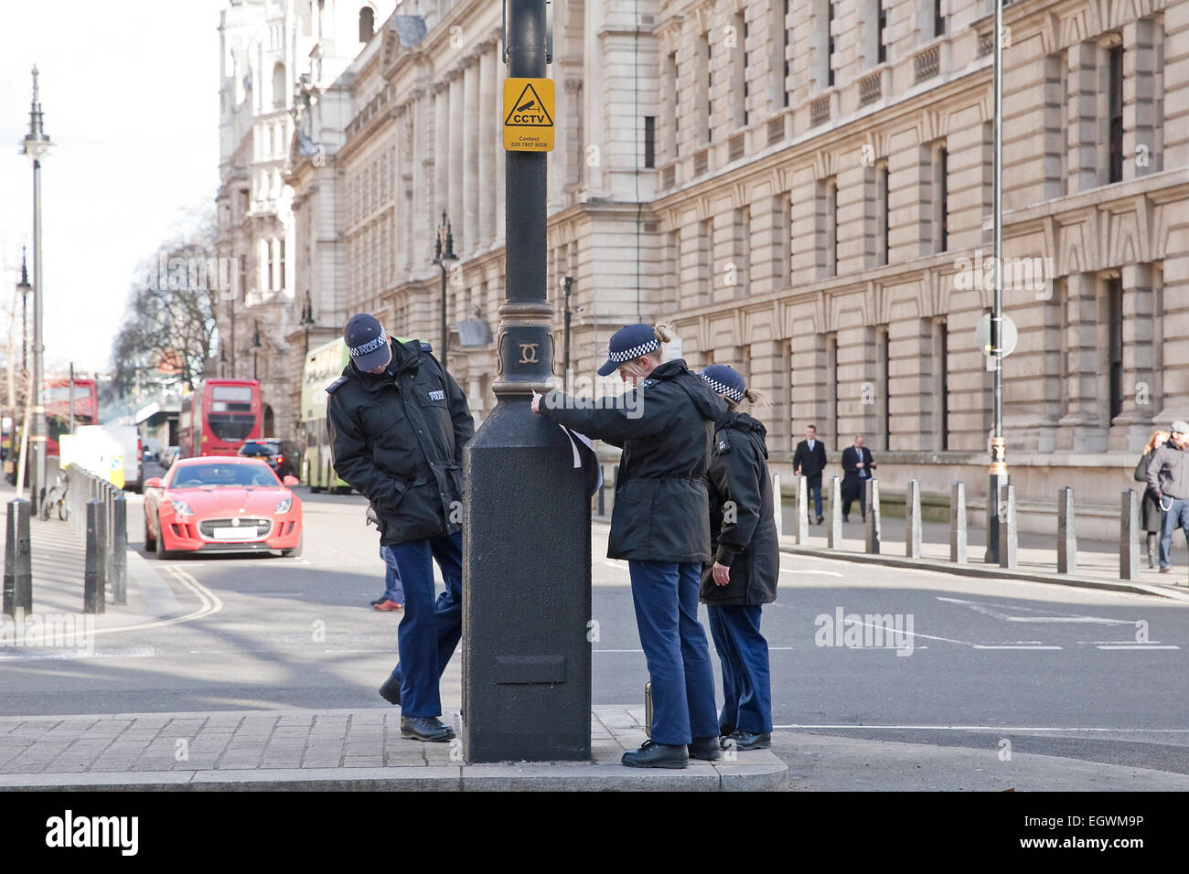 Police carry out security checks hi-res stock photography and images ...