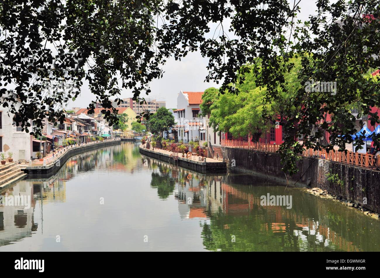Malacca City Riverside Promenade, Malaysia Stock Photo - Alamy