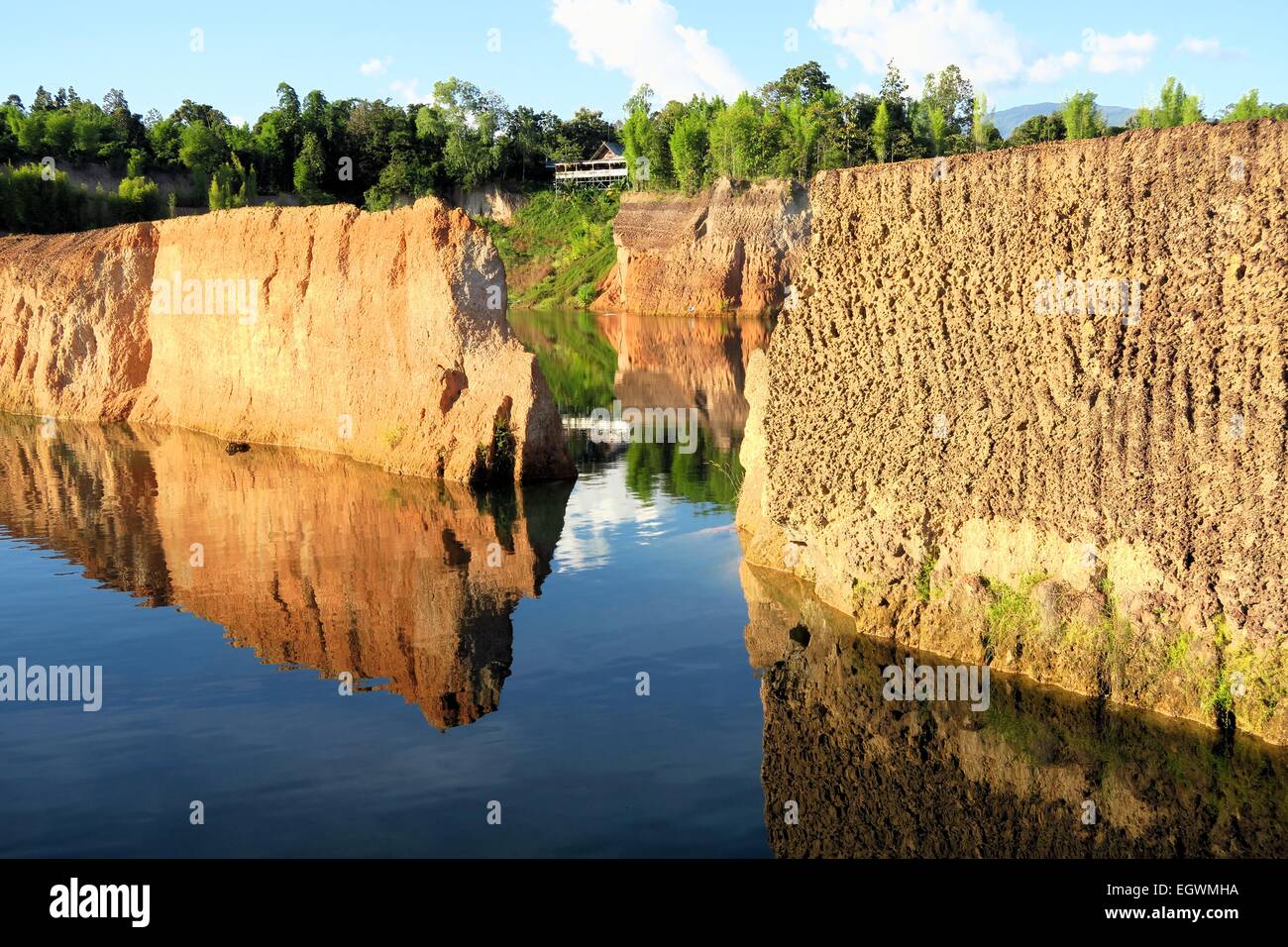 quarry pond Mini Grand Canyon near Chiang Mai Stock Photo - Alamy